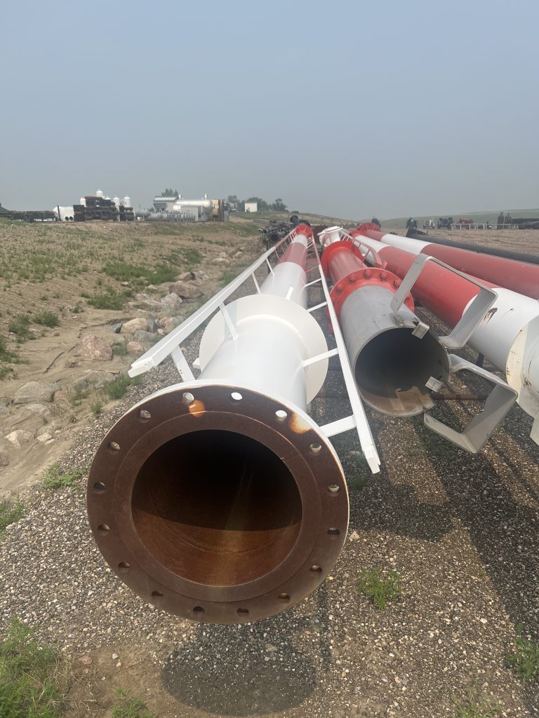 16" x 110' Guyed Flare Stack - 16" Inlet - OTG - On The Ground Oilfield ...