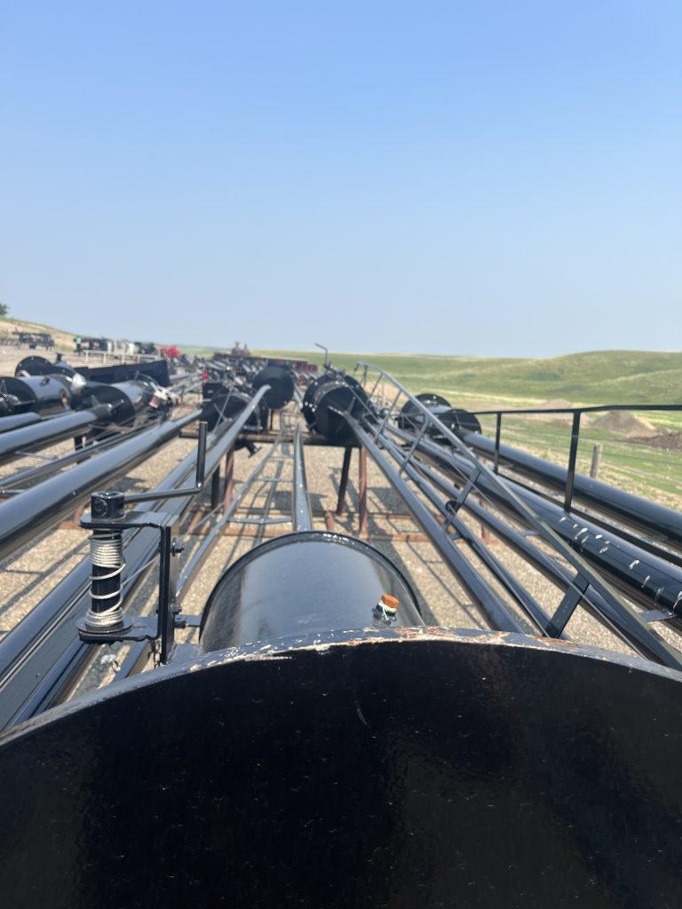 3" x 40' Guyed Flare Stack with 20" x 4' IKO - OTG - On The Ground ...