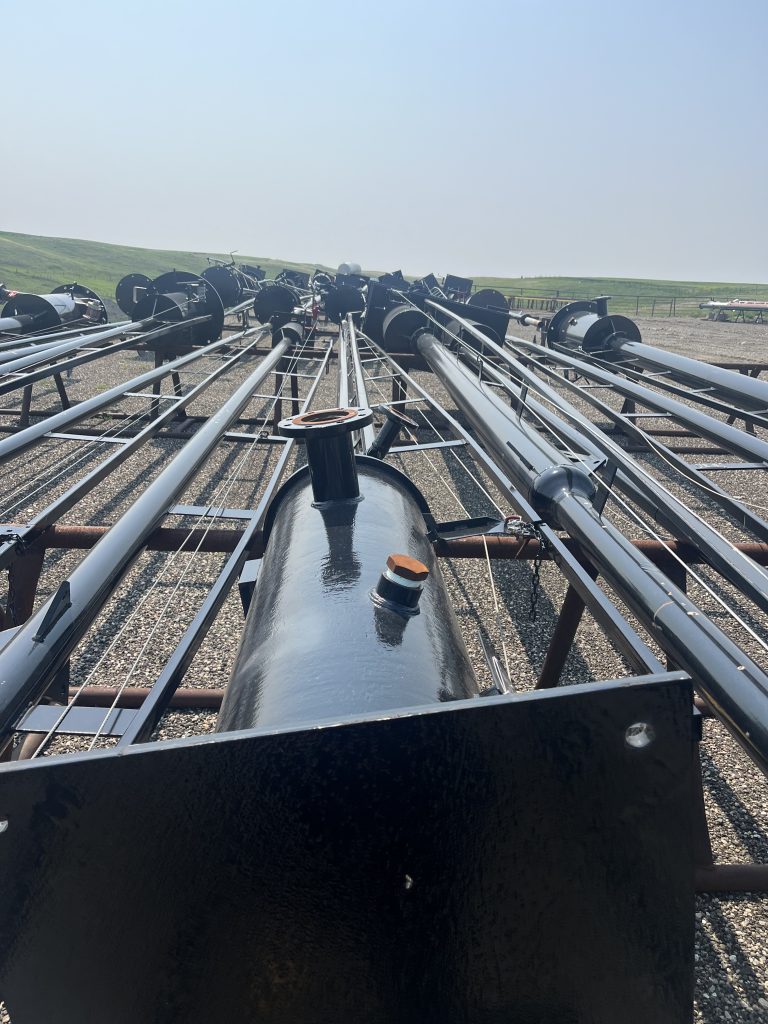 4" x 2" x 40' Guyed Flare Stack with 18" x 5' IKO - OTG - On The Ground ...